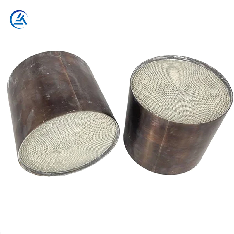 Metal Honeycomb Substrate Three way catalyst Exhaust Metal Catalytic ...